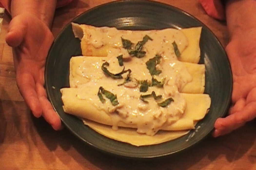How to Make Crepes with Chicken - The Frugal Chef