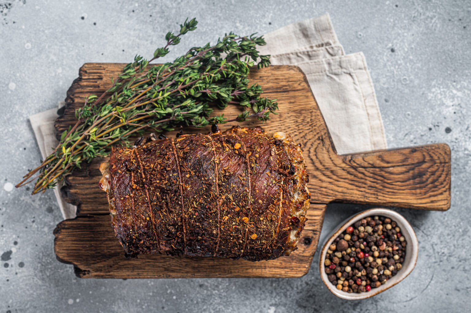 How to Make Rosemary Crusted Roast Beef with Mushroom Sauce - The ...